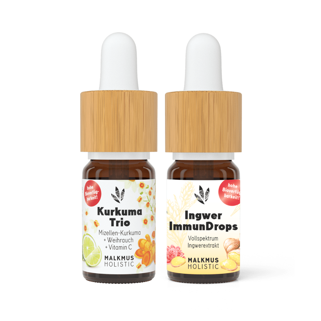 Kurkuma Trio + Ingwer ImmunDrops: Das Power-Duo für maximale Wirkung ...